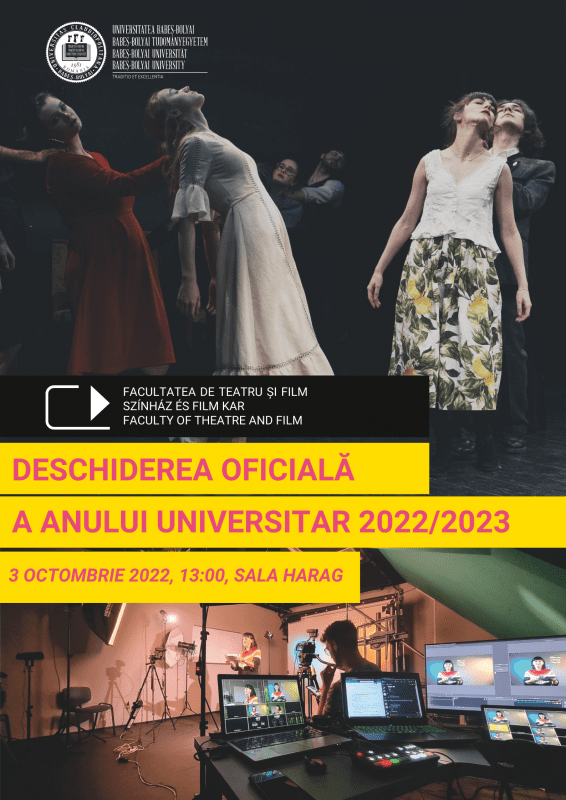 Deschiderea anului universitar 2022/2023 - Facultatea de Teatru si Film
